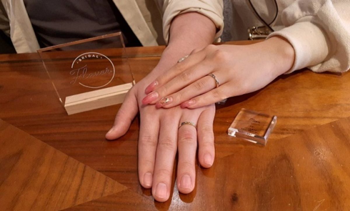 S様＆K様【BIJOUPIKO(ビジュピコ)】【福岡店】一から親身になってご提案頂…｜ 結婚指輪・婚約指輪の口コミならRingraph