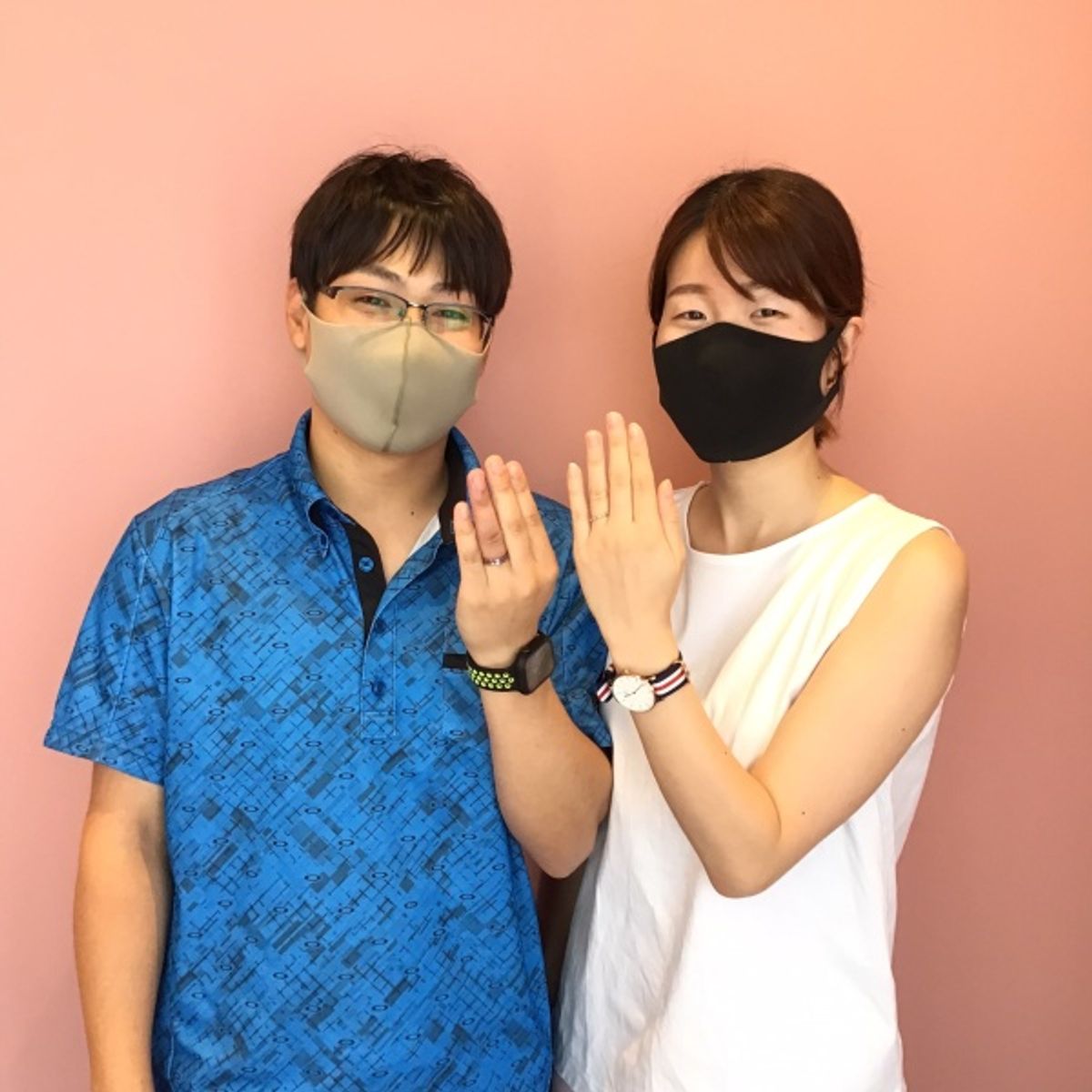 T様＆N様【BIJOUPIKO(ビジュピコ)】【長野店】とても親切にしていただき選…｜ 結婚指輪・婚約指輪の口コミならRingraph