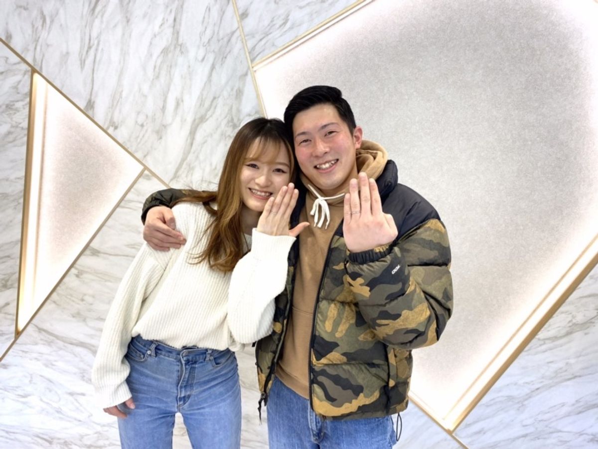 M様＆R様【BIJOUPIKO(ビジュピコ)】【姫路店】ブラボー！！｜ 結婚指輪・婚約指輪の口コミならRingraph