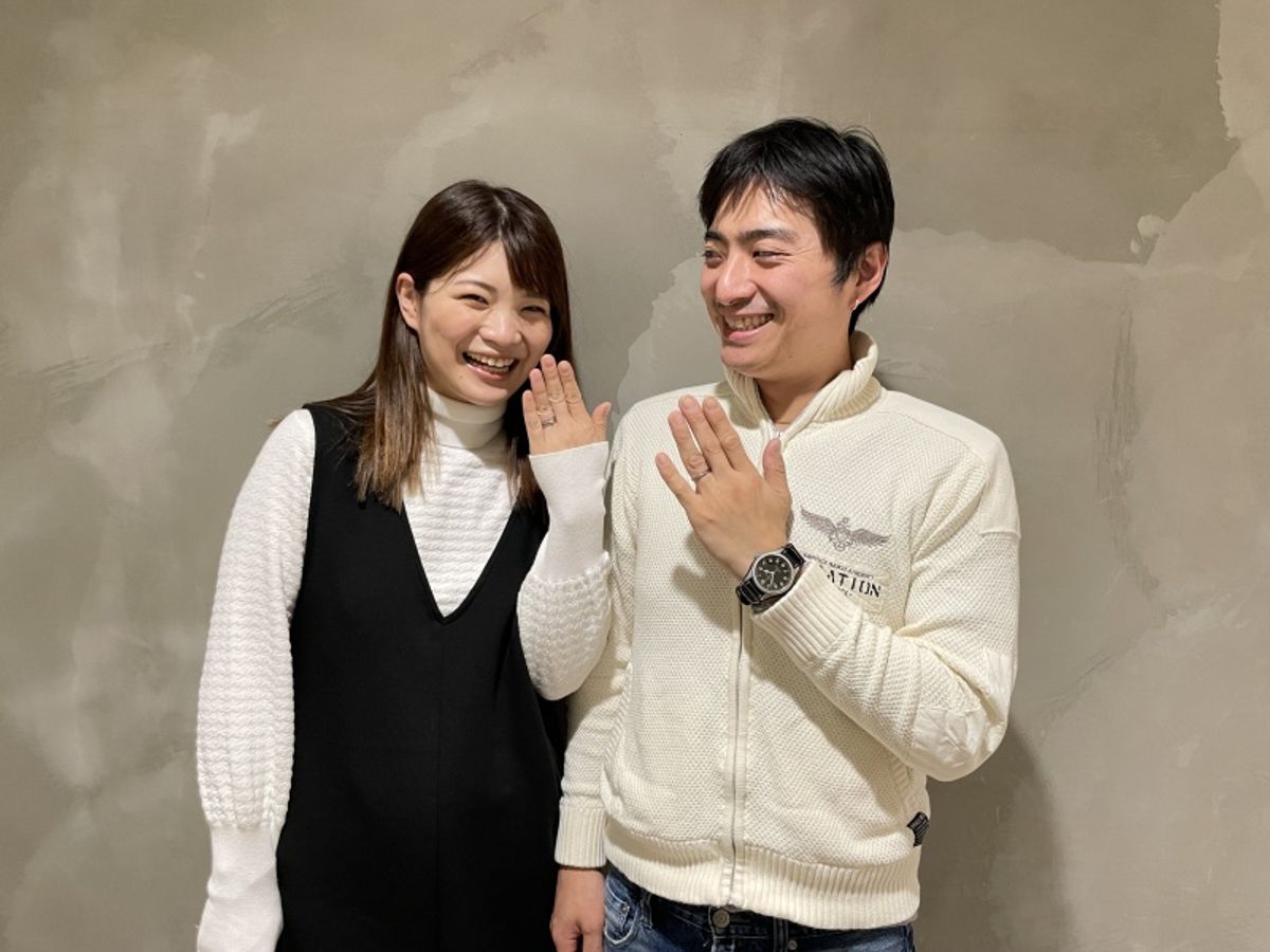 H.Y様＆A.Y様【BIJOUPIKO(ビジュピコ)】【なんばパークス】一生大切にさせ…｜ 結婚指輪・婚約指輪の口コミならRingraph