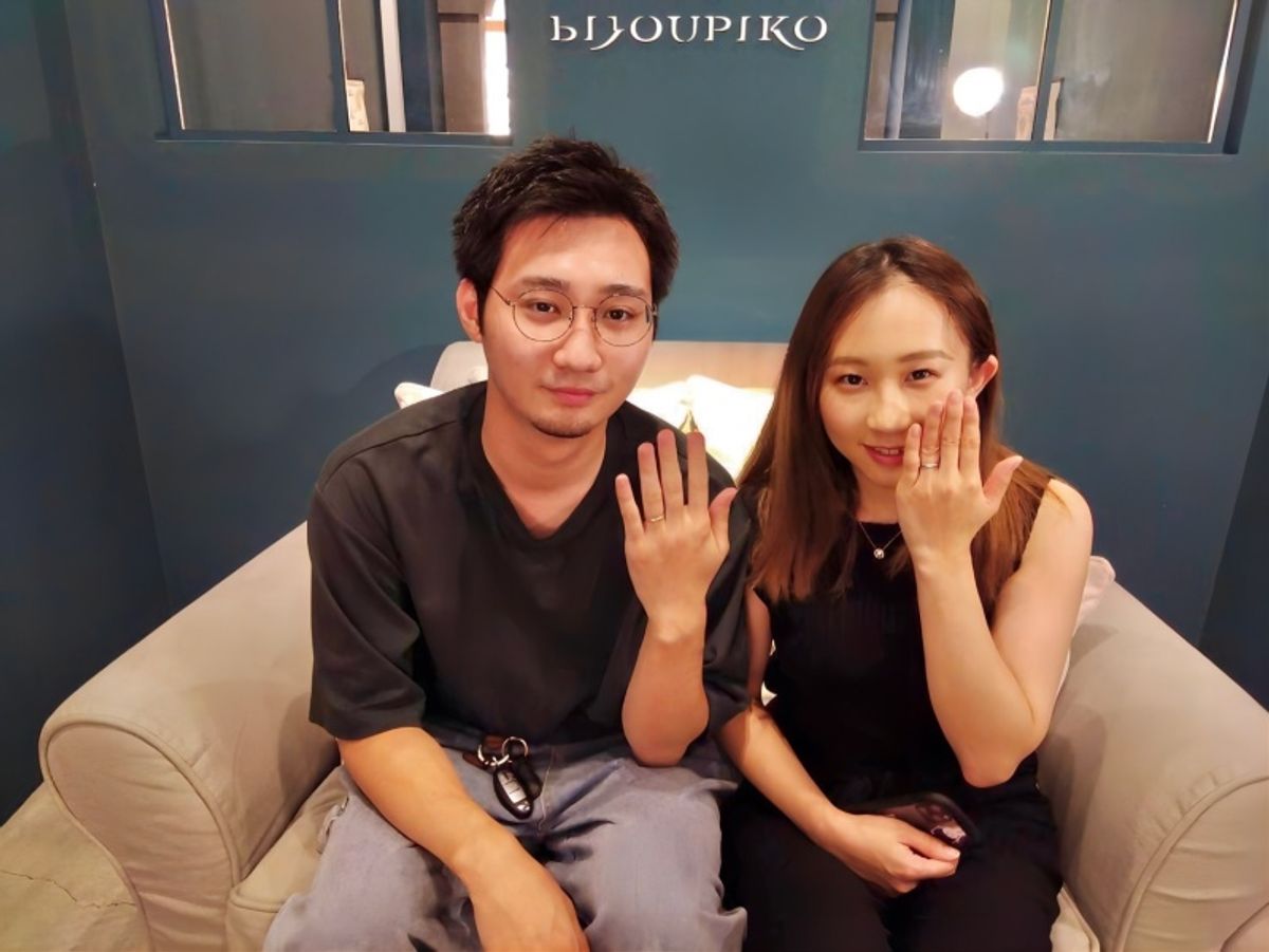 孝太様♡奈々美様【BIJOUPIKO(ビジュピコ)】【小倉店】ありがとうございま…｜ 結婚指輪・婚約指輪の口コミならRingraph