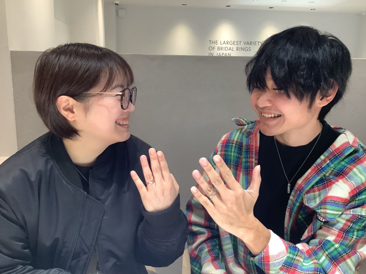T様＆H様【BIJOUPIKO(ビジュピコ)】【宮崎店】気に入っています｜ 結婚指輪・婚約指輪の口コミならRingraph