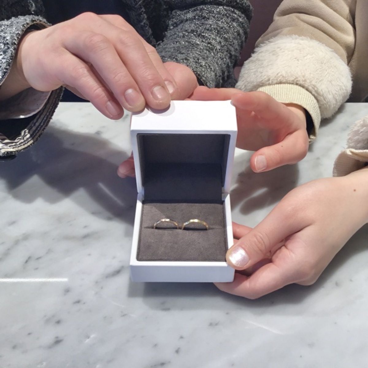 S様♡A様【BIJOUPIKO(ビジュピコ)】【松本店】大切にします。｜ 結婚指輪・婚約指輪の口コミならRingraph