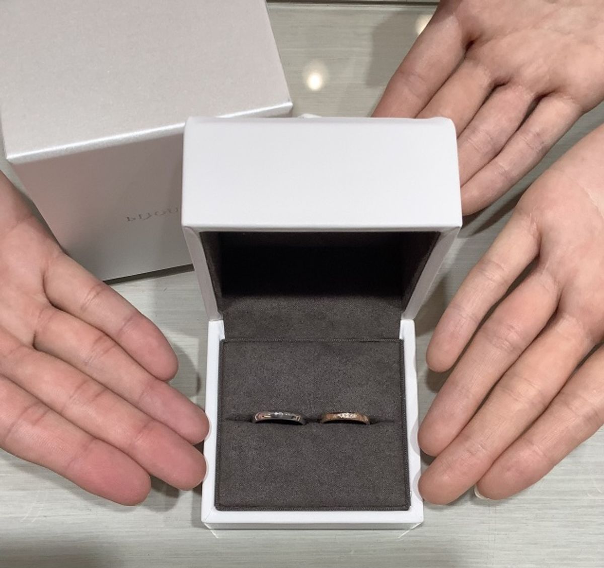 K様 & M様【BIJOUPIKO(ビジュピコ)】【長崎店】スタッフの方の丁寧な…｜ 結婚指輪・婚約指輪の口コミならRingraph