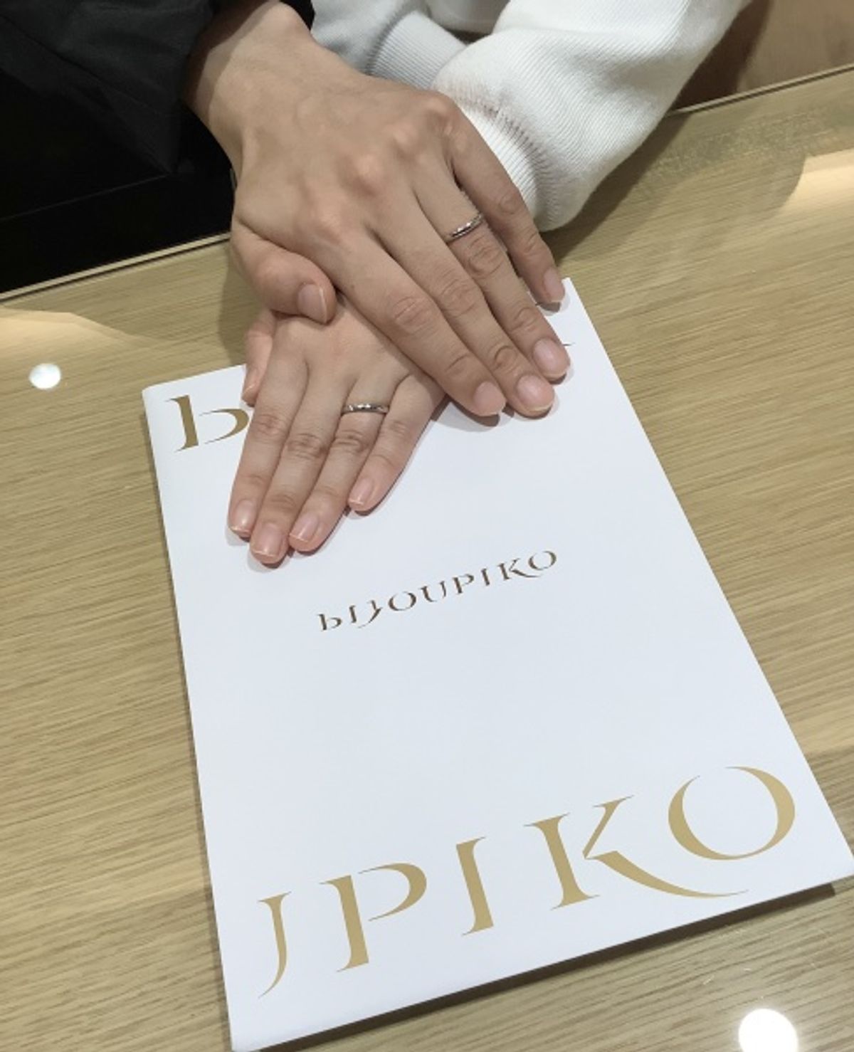 Y様&A様【BIJOUPIKO(ビジュピコ)】【長崎店】無事に素敵な指輪を購入…｜ 結婚指輪・婚約指輪の口コミならRingraph