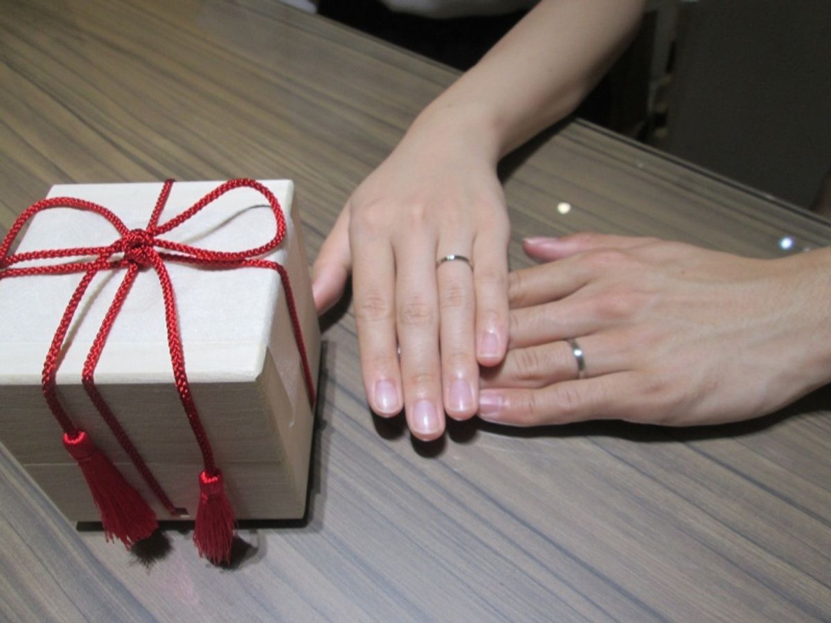 H様＆N様【BIJOUPIKO(ビジュピコ)】【熊本店】愛着が湧いた一生モノのリン…｜ 結婚指輪・婚約指輪の口コミならRingraph