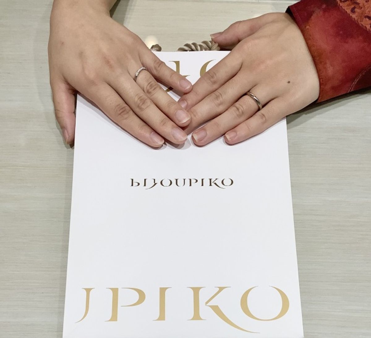 K様&S様【BIJOUPIKO(ビジュピコ)】【長崎店】とても気に入るリングを…｜ 結婚指輪・婚約指輪の口コミならRingraph