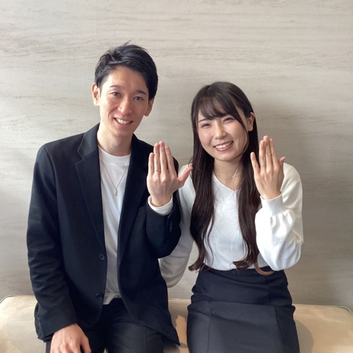 R.T様＆S.K様【BIJOUPIKO(ビジュピコ)】【長野店】運命ともいえる指輪｜ 結婚指輪・婚約指輪の口コミならRingraph
