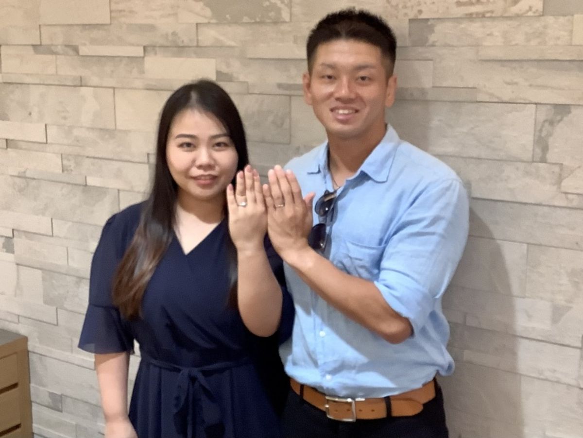 M様&Y様【BIJOUPIKO(ビジュピコ)】【長崎店】リング選び楽しかったで…｜ 結婚指輪・婚約指輪の口コミならRingraph