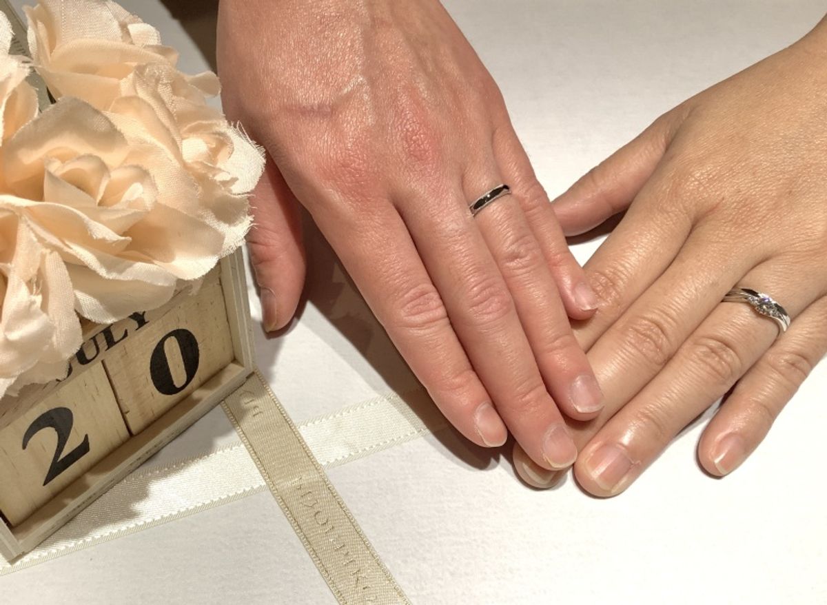S様＆H様【BIJOUPIKO(ビジュピコ)】【宮崎店】一生忘れない｜ 結婚指輪・婚約指輪の口コミならRingraph