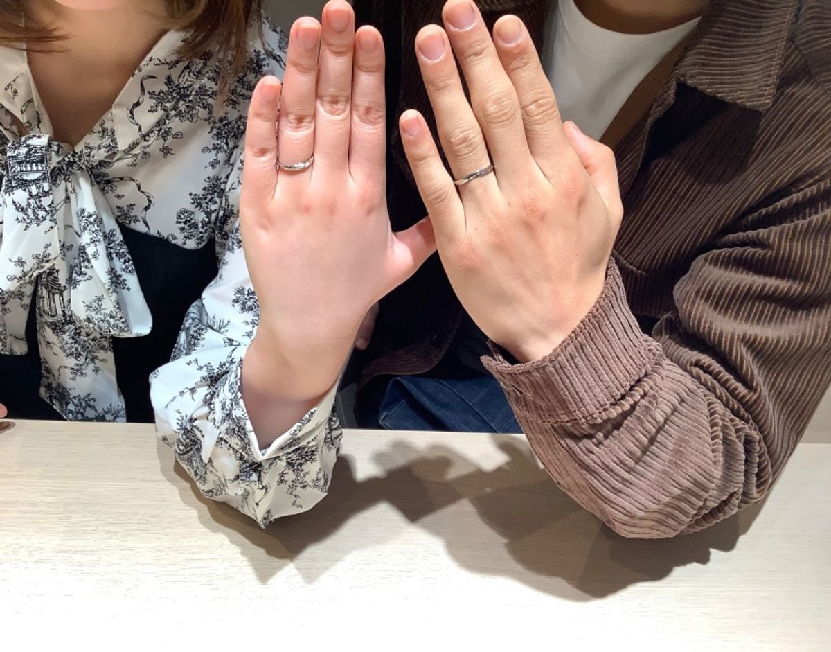 T様＆S様【BIJOUPIKO(ビジュピコ)】【宮崎店】一生大事にしたいです♡｜ 結婚指輪・婚約指輪の口コミならRingraph