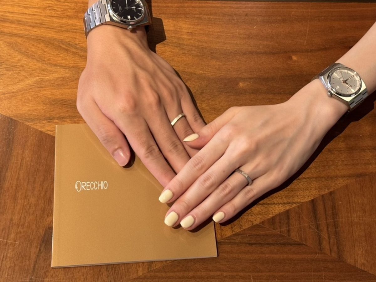 Y様＆M様【BIJOUPIKO(ビジュピコ)】【福岡店】リングデザインに一目惚れ！｜ 結婚指輪・婚約指輪の口コミならRingraph