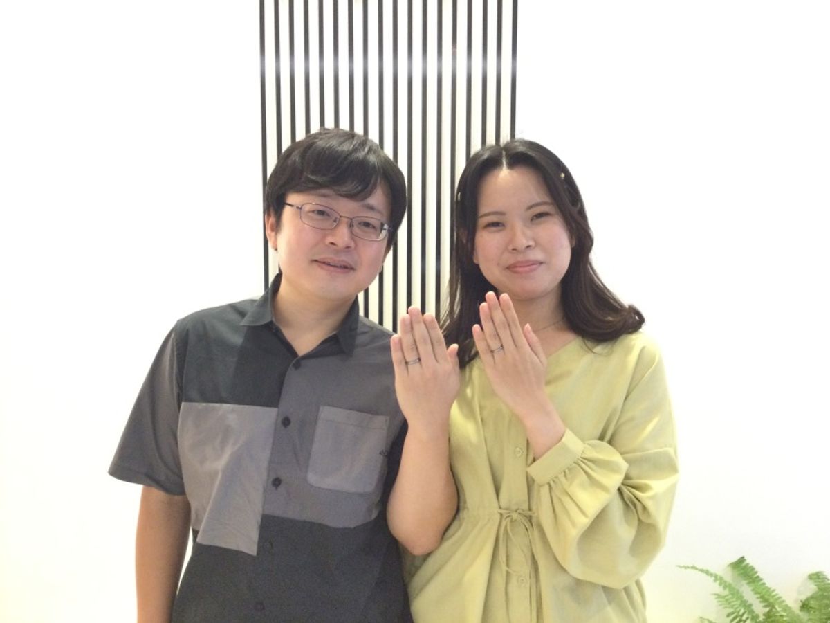 S・U様 ♡ C・N様【BIJOUPIKO(ビジュピコ)】【京都店】肌に合う素材で作る…｜ 結婚指輪・婚約指輪の口コミならRingraph
