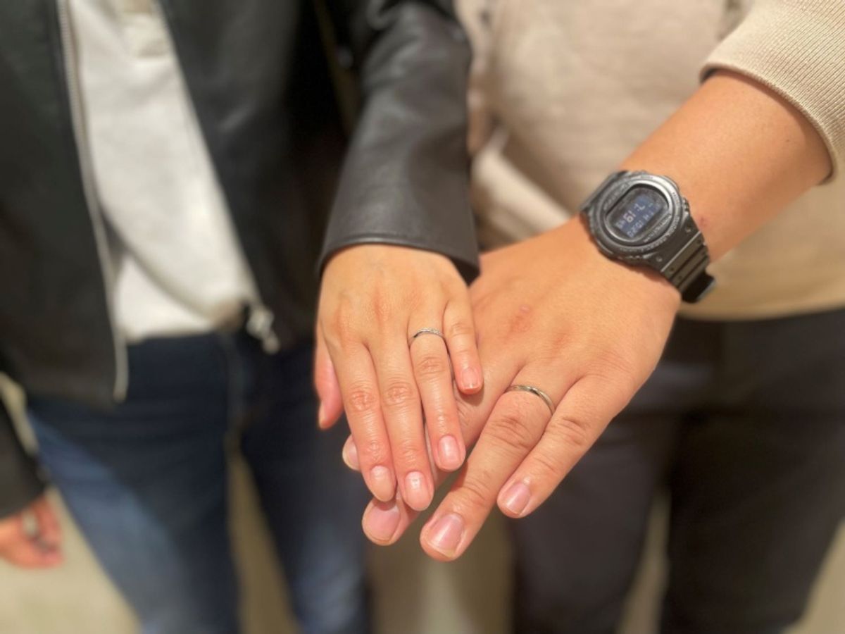 A.H様＆A.H様【BIJOUPIKO(ビジュピコ)】【なんばパークス店】とても気に入…｜ 結婚指輪・婚約指輪の口コミならRingraph