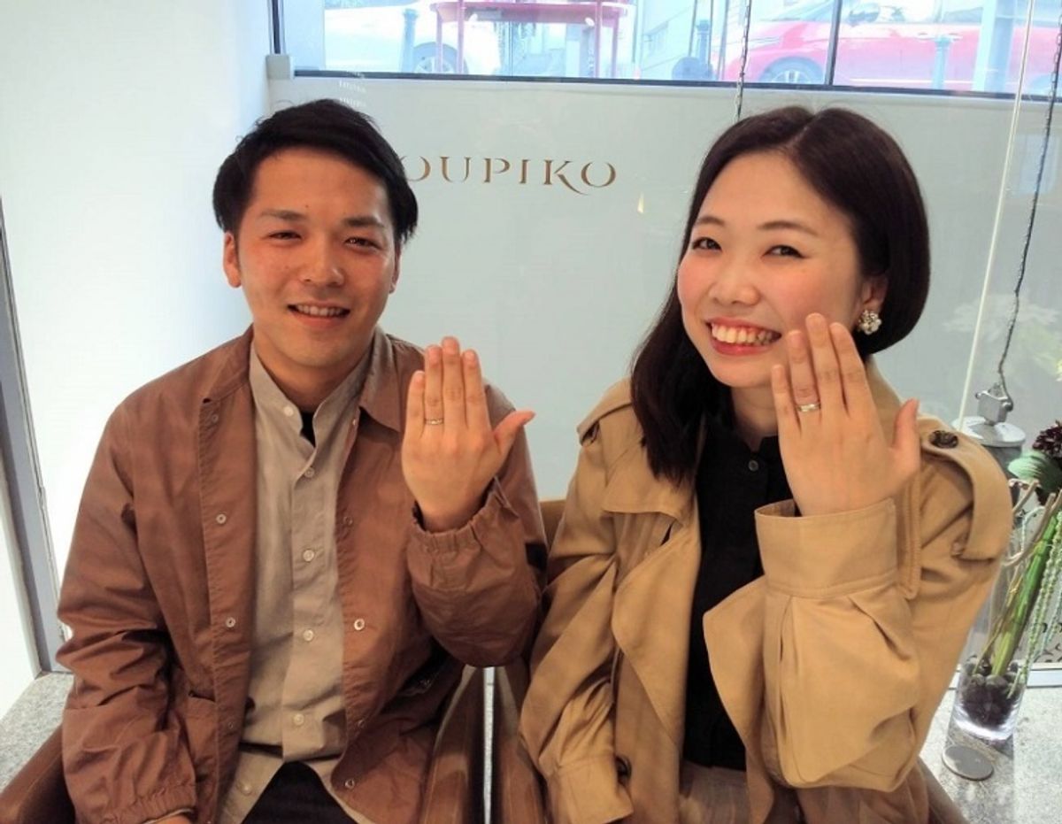 【H様&A様】【神戸店】楽しく決める事が出来ました。BIJOUPIKO(ビジュピコ)｜Ringraph(リングラフ)
