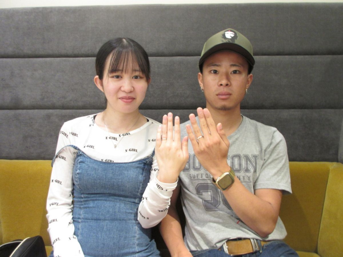 S様＆H様【BIJOUPIKO(ビジュピコ)】【鹿児島店】デザインがとてもよかった☆｜ 結婚指輪・婚約指輪の口コミならRingraph