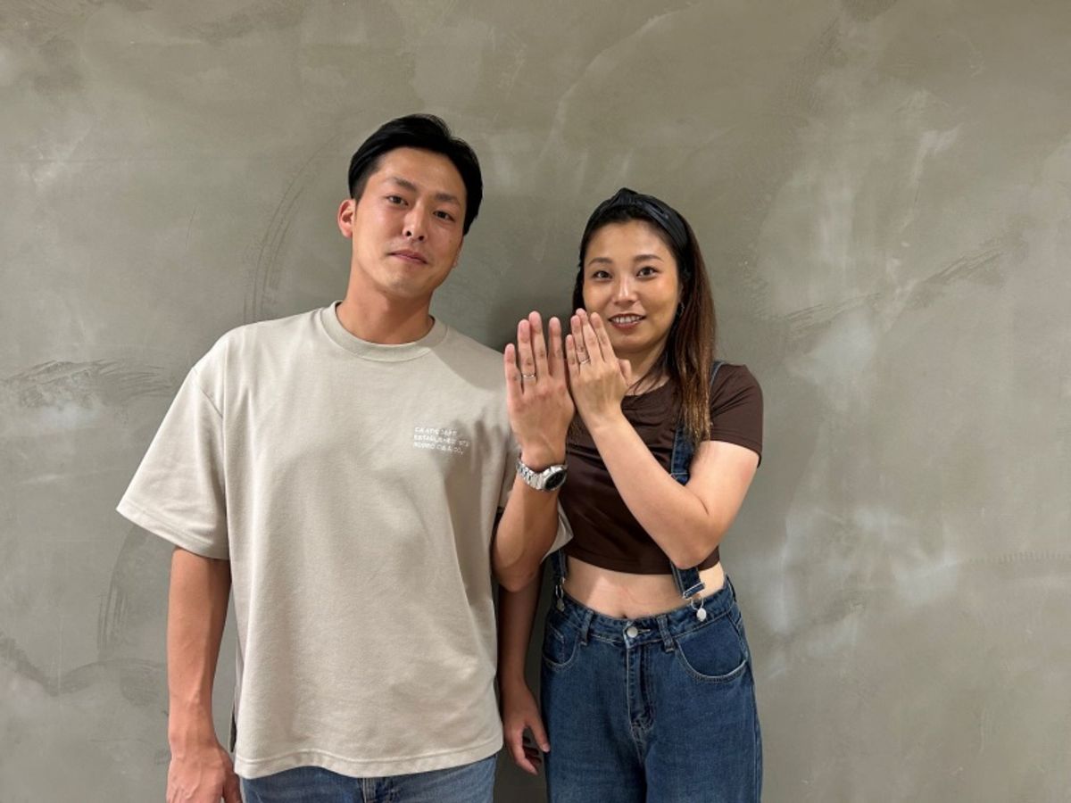 K.Y様＆R.Y様【BIJOUPIKO(ビジュピコ)】【なんばパークス店】様々なリング…｜ 結婚指輪・婚約指輪の口コミならRingraph