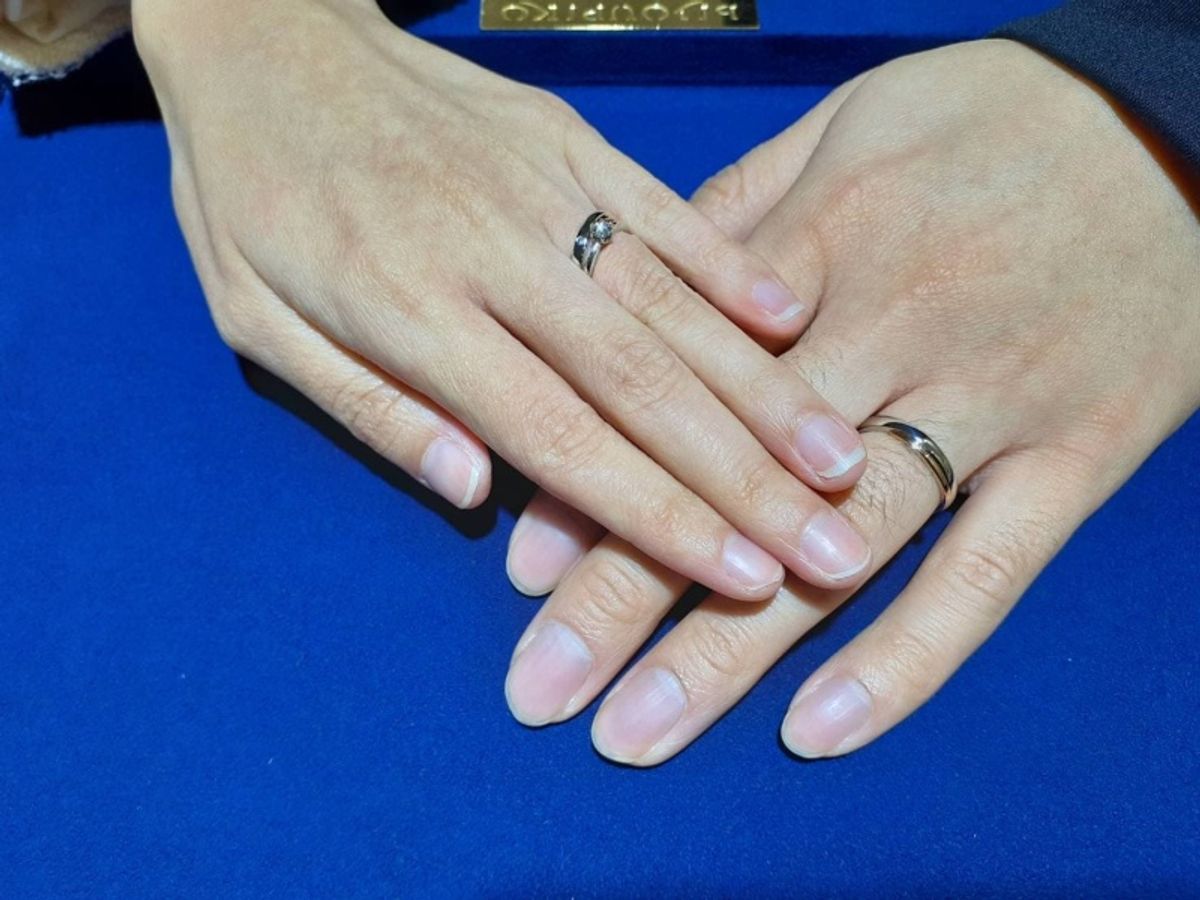M様♡N様【BIJOUPIKO(ビジュピコ)】【大分店】一番良いと感じた。｜ 結婚指輪・婚約指輪の口コミならRingraph