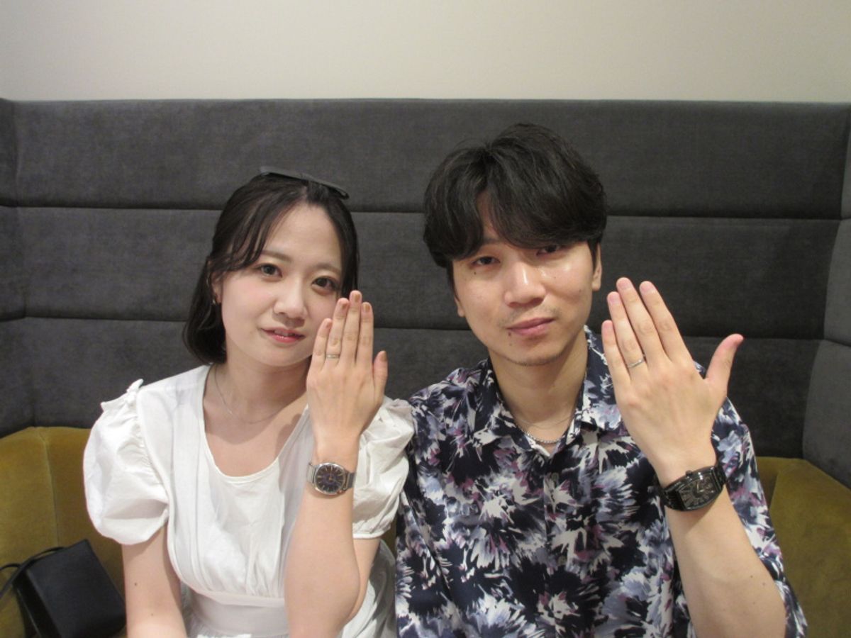 S様＆A様【BIJOUPIKO(ビジュピコ)】【鹿児島店】デザインが素敵♪｜ 結婚指輪・婚約指輪の口コミならRingraph
