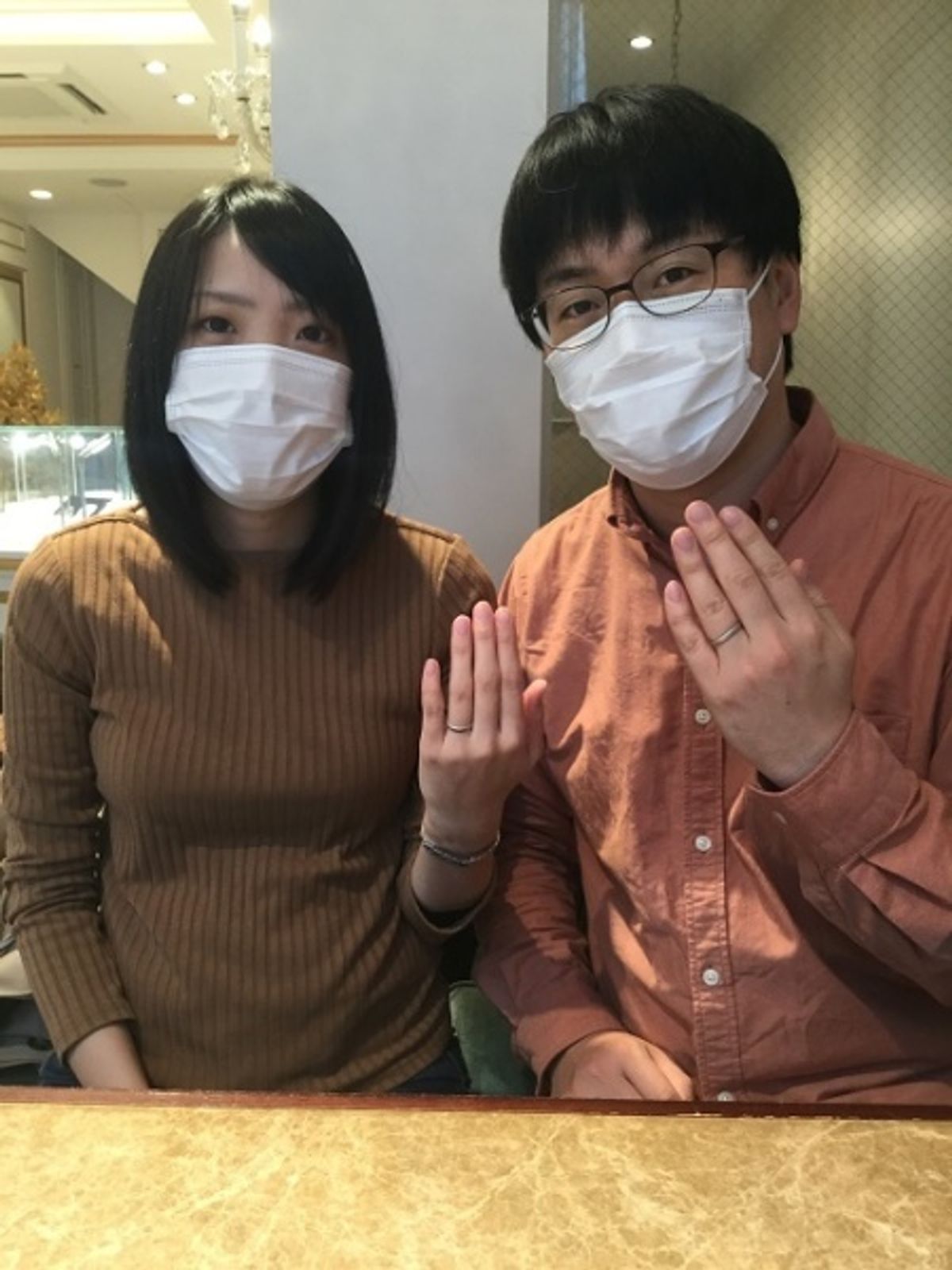 【T様＆N様】【大阪店】友人の紹介BIJOUPIKO(ビジュピコ)｜Ringraph(リングラフ)