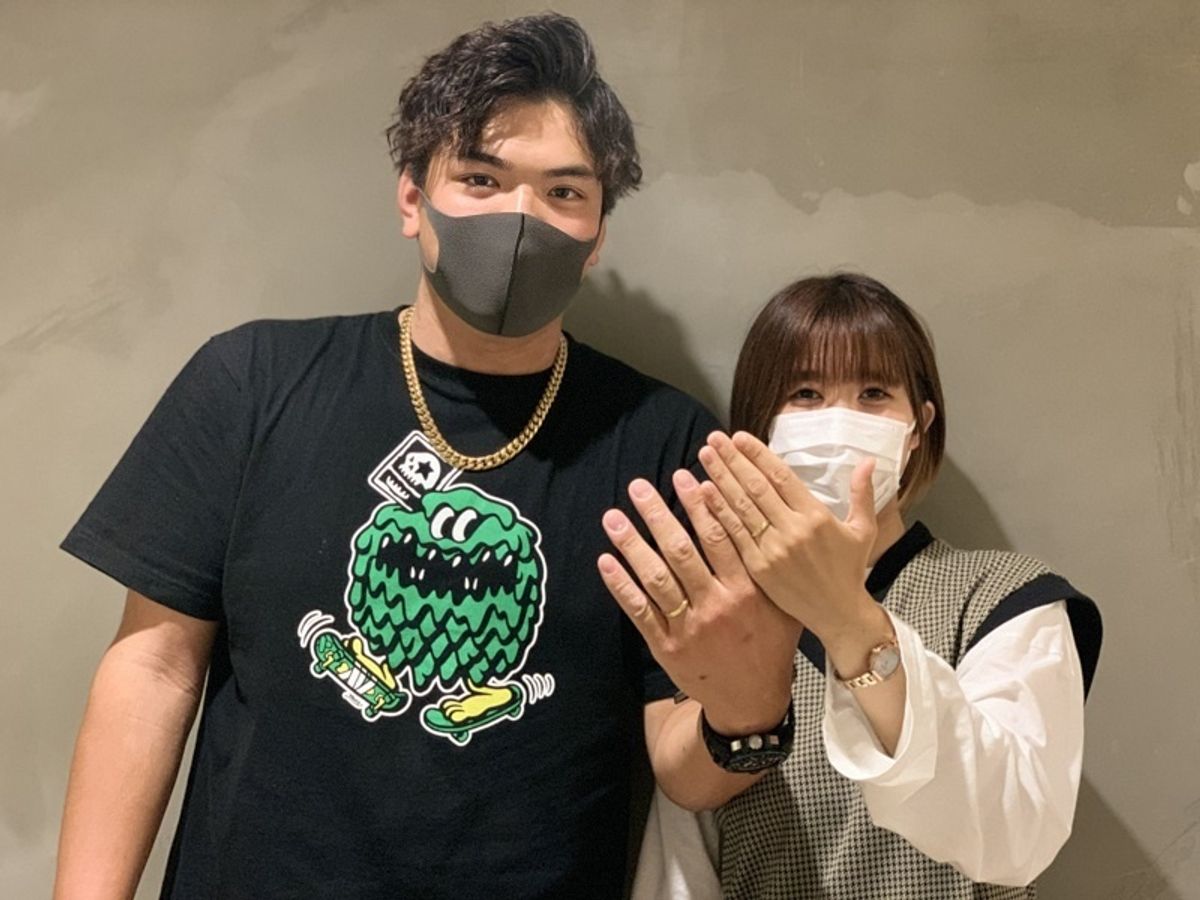 F.K様＆S.M様【BIJOUPIKO(ビジュピコ)】【なんばパークス店】大満足です！｜ 結婚指輪・婚約指輪の口コミならRingraph