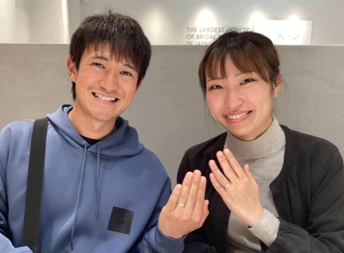 S様＆N様【BIJOUPIKO(ビジュピコ)】【宮崎店】本当によかった｜ 結婚指輪・婚約指輪の口コミならRingraph