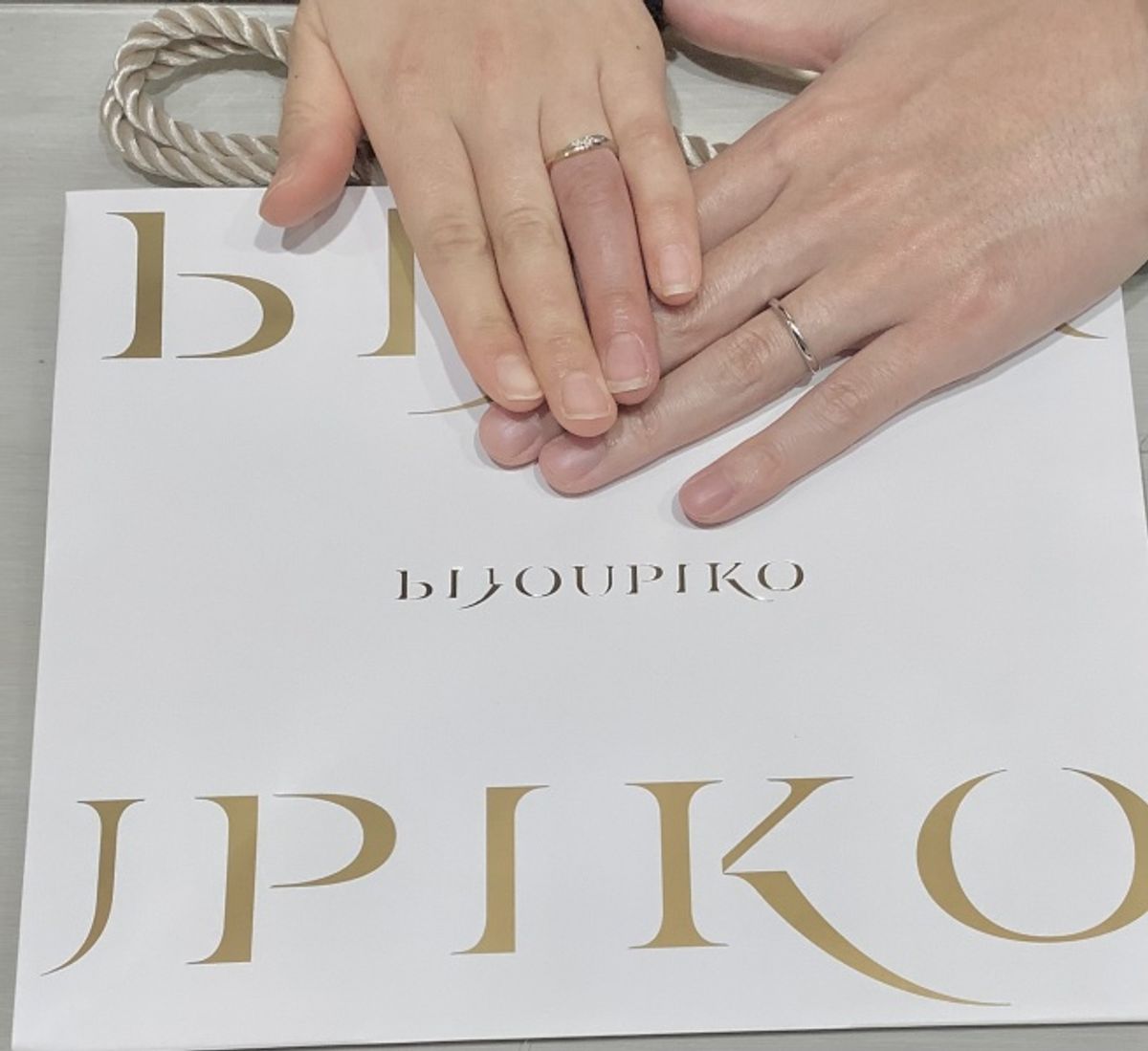 R様&M様【BIJOUPIKO(ビジュピコ)】【長崎店】とても親切にご対応して…｜ 結婚指輪・婚約指輪の口コミならRingraph