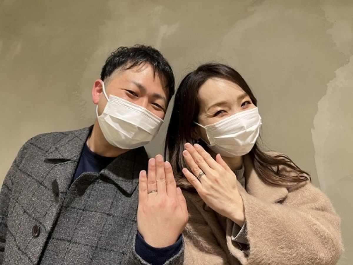 H.M様＆M.M様【BIJOUPIKO(ビジュピコ)】【なんばパークス店】直感で良いリ…｜ 結婚指輪・婚約指輪の口コミならRingraph