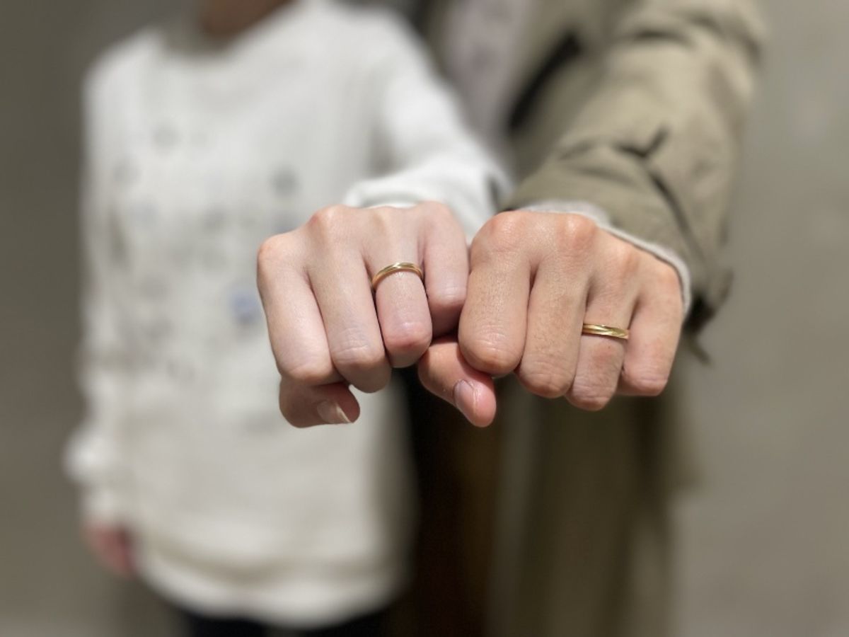 N.S様＆N.K様【BIJOUPIKO(ビジュピコ)】TOMOEを探して、来店させてもらい…｜ 結婚指輪・婚約指輪の口コミならRingraph