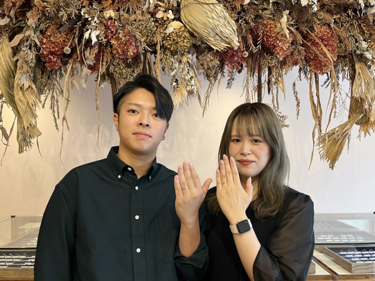 S様＆K様【BIJOUPIKO(ビジュピコ)】【ビジュピコ鳥取店】すごく素敵なお店…｜ 結婚指輪・婚約指輪の口コミならRingraph