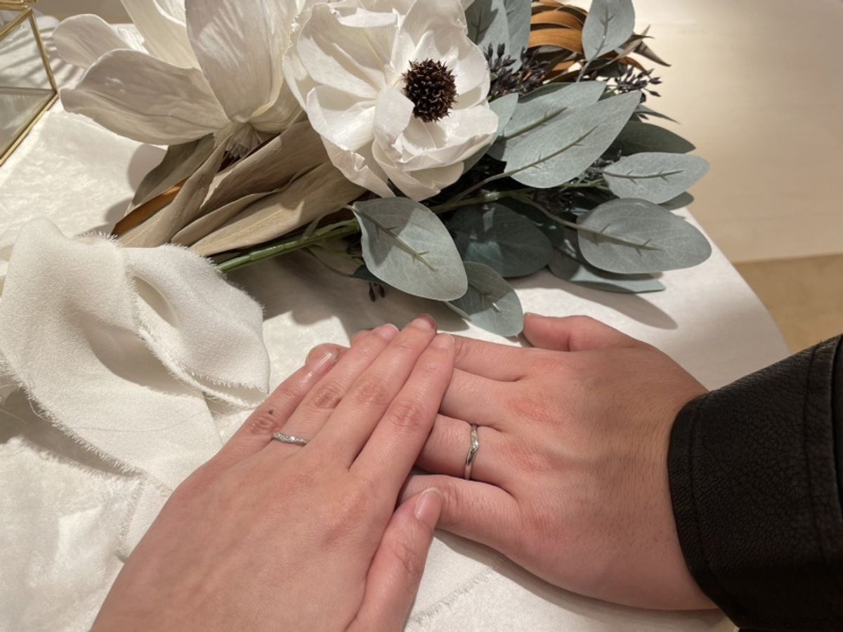 S.K様＆S.K様【BIJOUPIKO(ビジュピコ)】【米子店】ずっと大切にします！｜ 結婚指輪・婚約指輪の口コミならRingraph