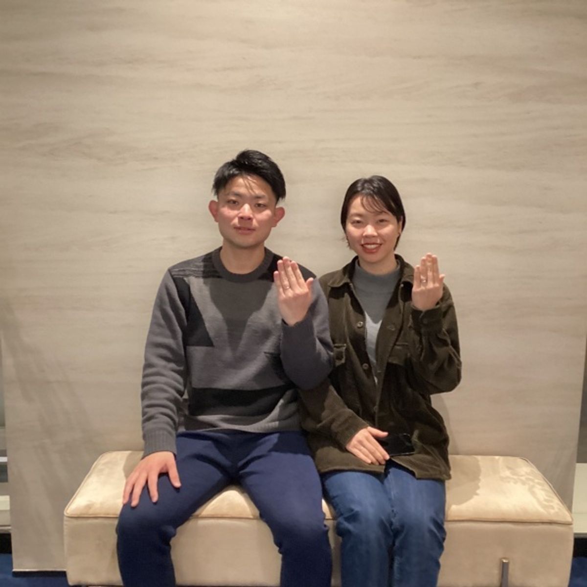 Y様＆A様【BIJOUPIKO(ビジュピコ)】【長野店】夫婦ともども幸せです♡｜ 結婚指輪・婚約指輪の口コミならRingraph