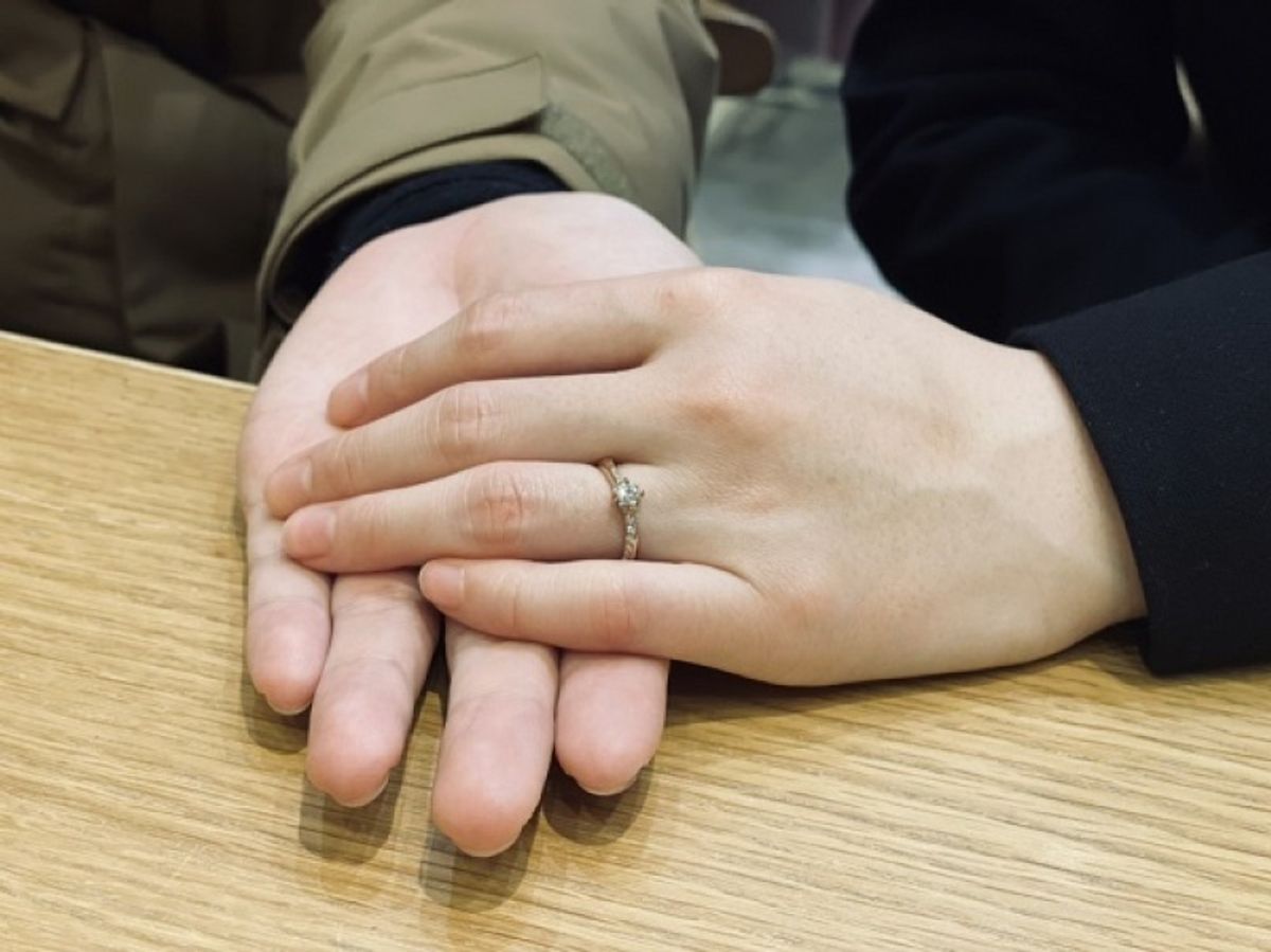 Y.A様＆S.M様【BIJOUPIKO(ビジュピコ)】【なんばパークス店】楽しい時間で…｜ 結婚指輪・婚約指輪の口コミならRingraph