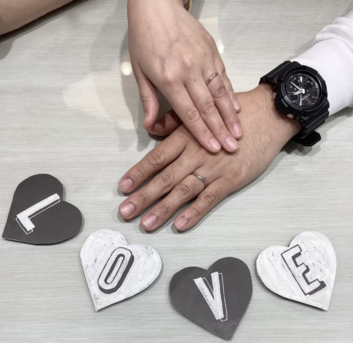 Y様♡Y様【BIJOUPIKO(ビジュピコ)】【長崎店】とてもステキなリングをあり…｜ 結婚指輪・婚約指輪の口コミならRingraph