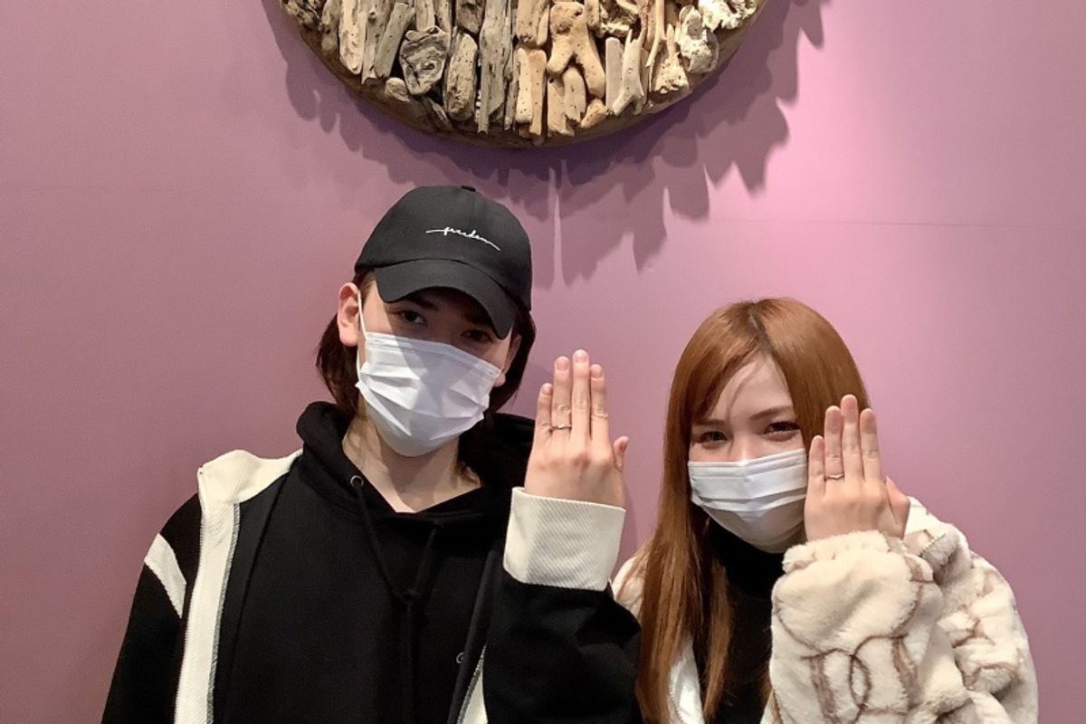 【Y.T様＆はーまる様】【福井店】素敵なリングをありがとうございました！…BIJOUPIKO(ビジュピコ)｜Ringraph