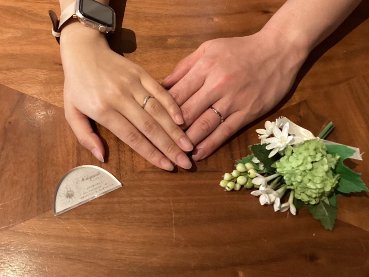 H様＆N様【BIJOUPIKO(ビジュピコ)】【福岡店】かわいかった｜ 結婚指輪・婚約指輪の口コミならRingraph