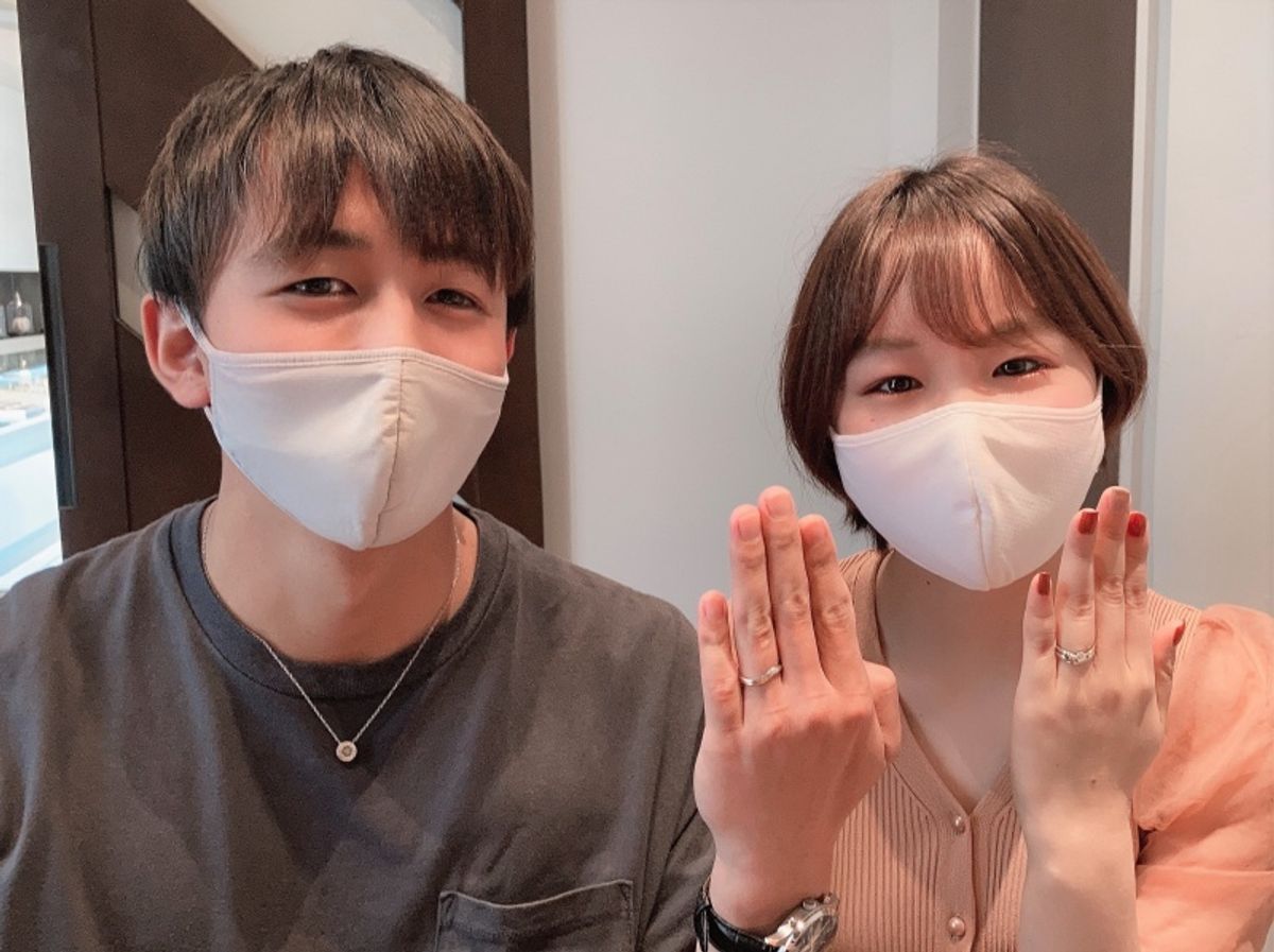 【R様♡M様】【福井店】付けるのが楽しみです‼BIJOUPIKO(ビジュピコ)｜Ringraph(リングラフ)