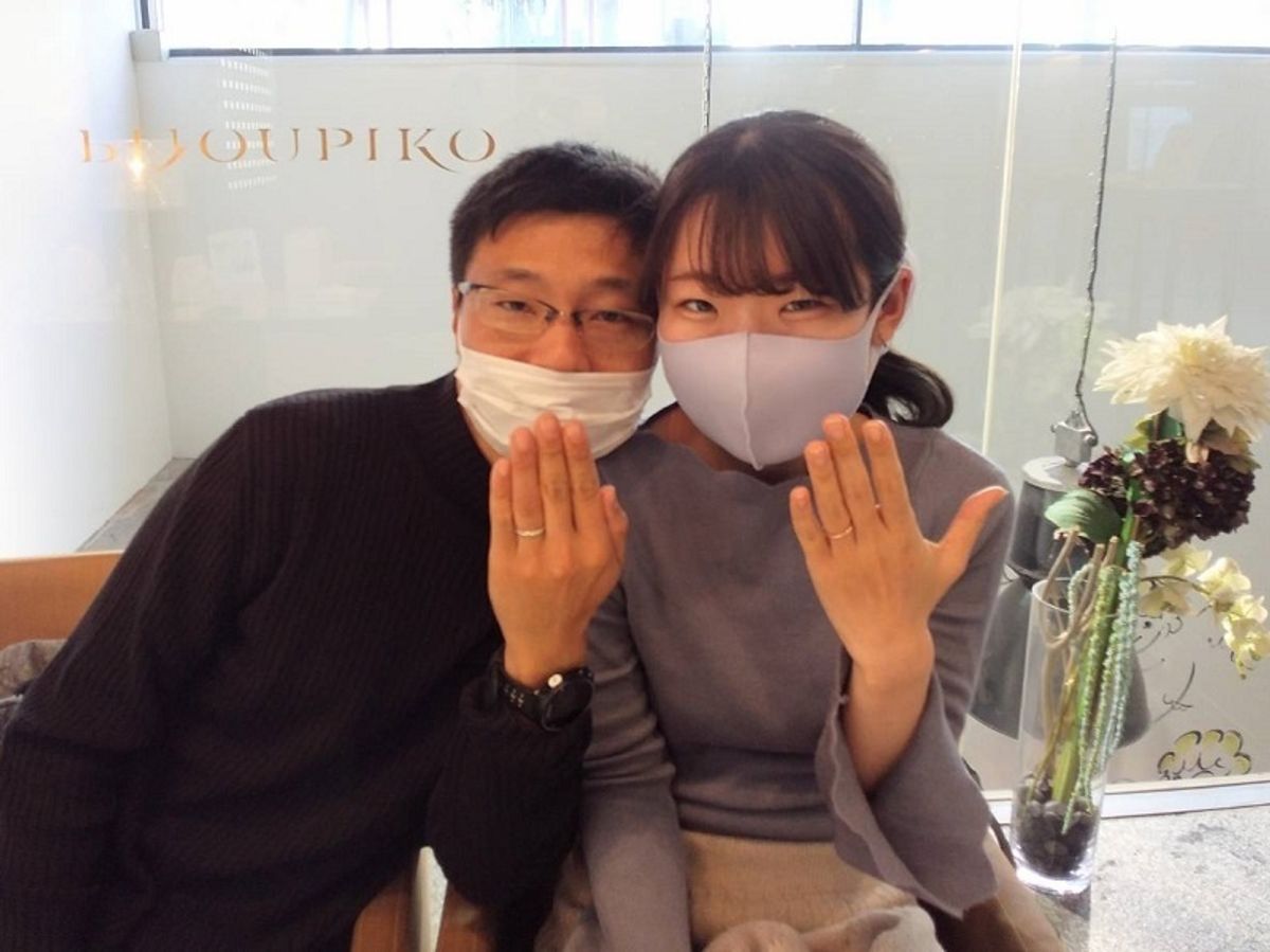 【H様&S様】【神戸店】このお店で購入して良かったですBIJOUPIKO(ビジュピコ)｜Ringraph(リングラフ)