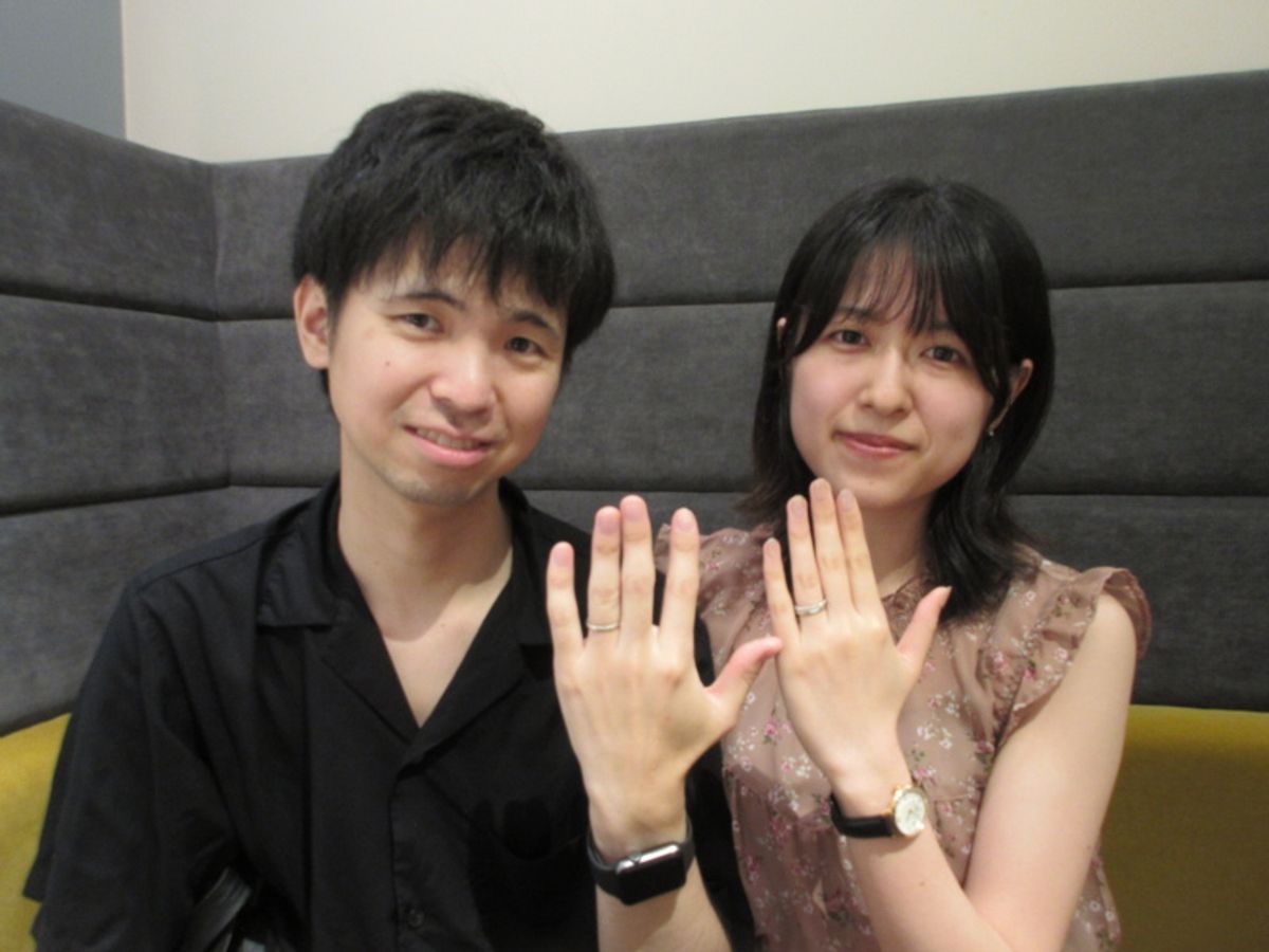 J様＆K様【BIJOUPIKO(ビジュピコ)】【鹿児島店】丁寧な対応｜ 結婚指輪・婚約指輪の口コミならRingraph