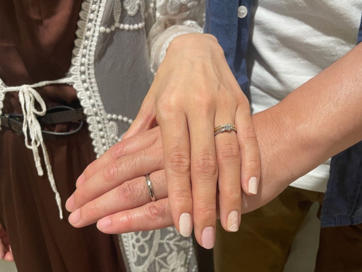 H.Y様＆M.T様【BIJOUPIKO(ビジュピコ)】【なんばパークス店】とても満足し…｜ 結婚指輪・婚約指輪の口コミならRingraph