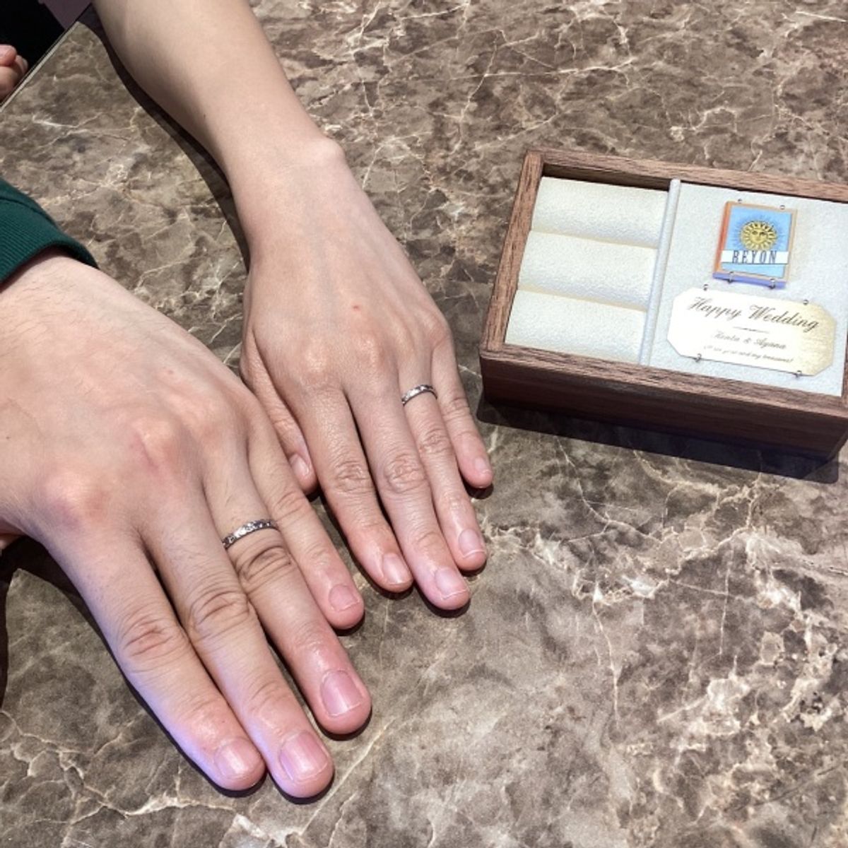 K様＆A様【BIJOUPIKO(ビジュピコ)】【長野店】大満足です！｜ 結婚指輪・婚約指輪の口コミならRingraph