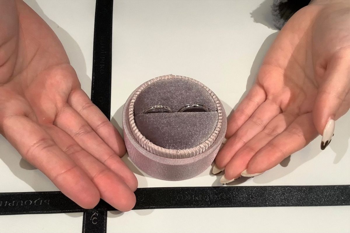 S様＆M様【BIJOUPIKO(ビジュピコ)】【福井店】とても可愛い指輪と出会えま…｜ 結婚指輪・婚約指輪の口コミならRingraph