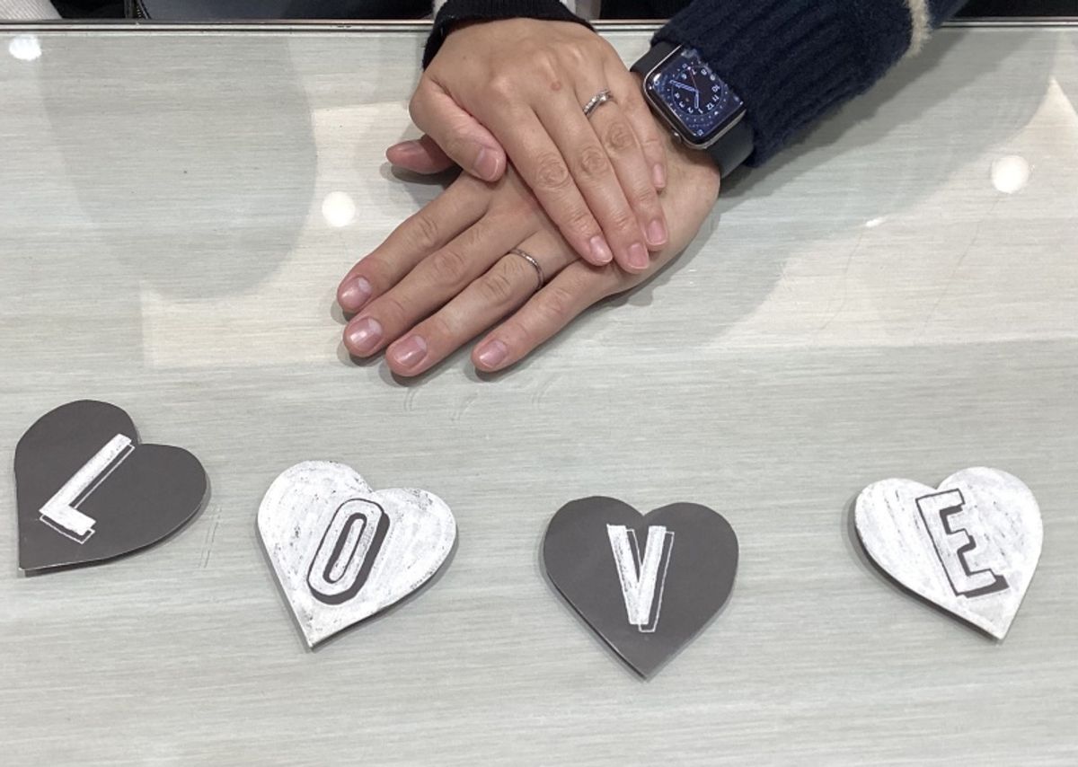 N様＆M様【BIJOUPIKO(ビジュピコ)】【長崎店】素敵なリングに出会えました ｜ 結婚指輪・婚約指輪の口コミならRingraph