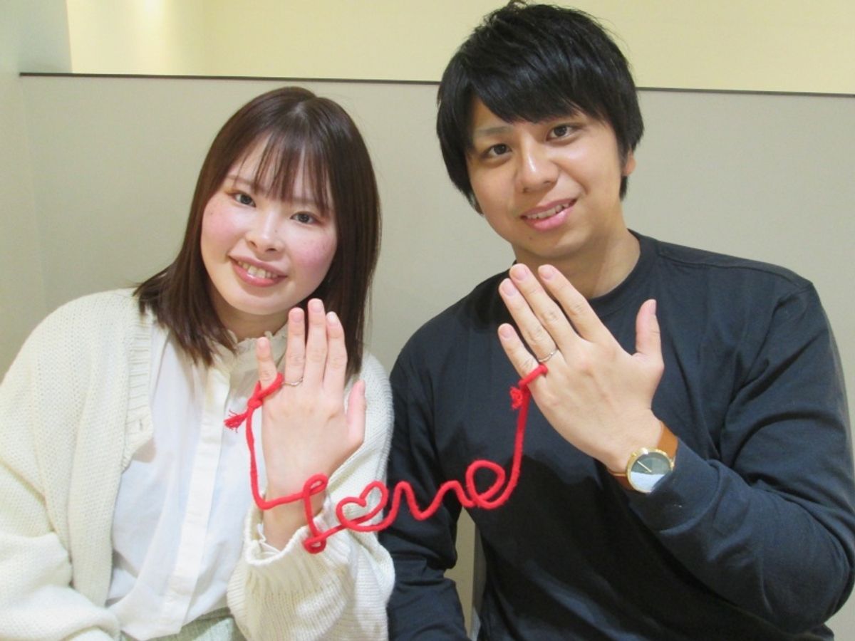T様＆H様【BIJOUPIKO(ビジュピコ)】【熊本店】とても素敵なリングに出会え…｜ 結婚指輪・婚約指輪の口コミならRingraph