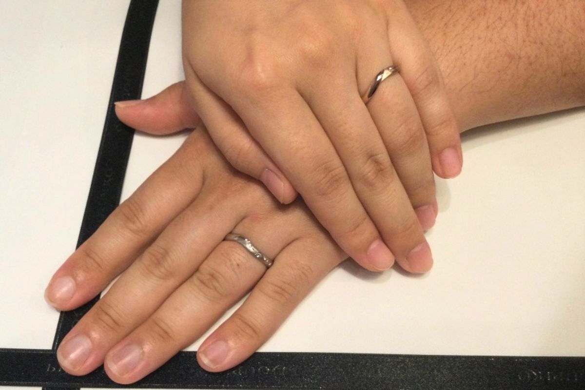 O.S様＆S.K様【BIJOUPIKO(ビジュピコ)】【福井店】スタッフの方の知識も豊…｜ 結婚指輪・婚約指輪の口コミならRingraph