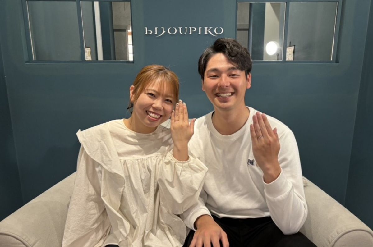 Y様♡Y様【BIJOUPIKO(ビジュピコ)】【小倉店】指輪選びも含めて良い思い出…｜ 結婚指輪・婚約指輪の口コミならRingraph