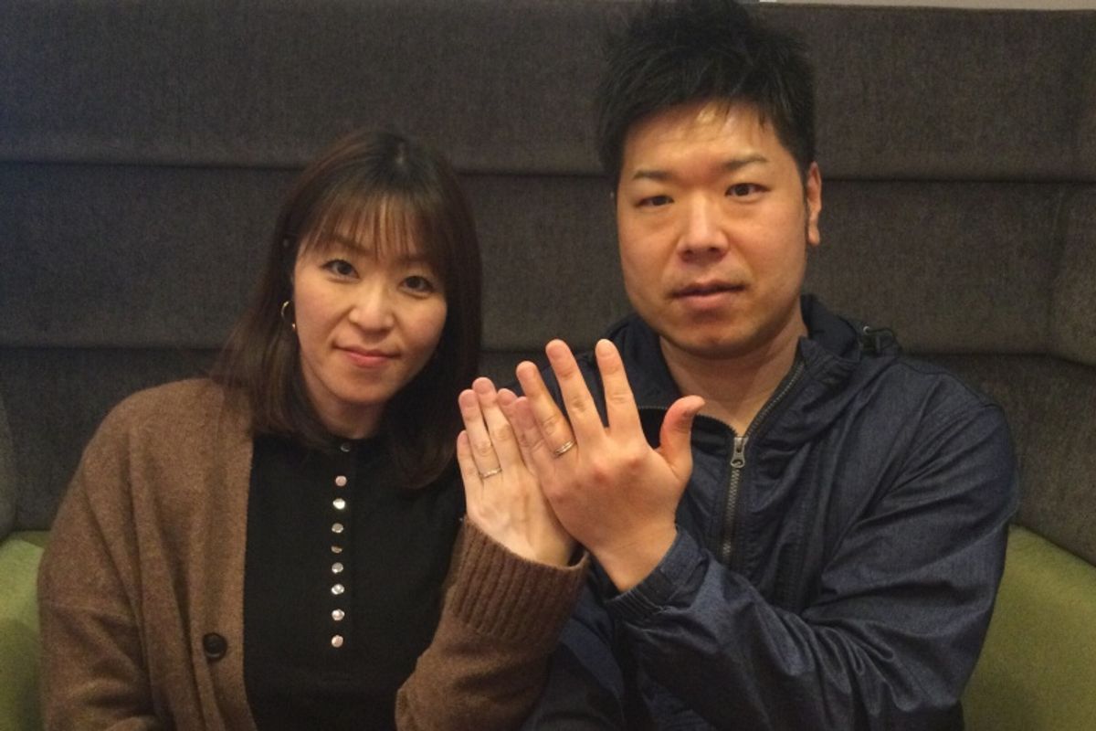 Y.N様＆M.N様【BIJOUPIKO(ビジュピコ)】【福井店】第一印象で「コレッ」と…｜ 結婚指輪・婚約指輪の口コミならRingraph