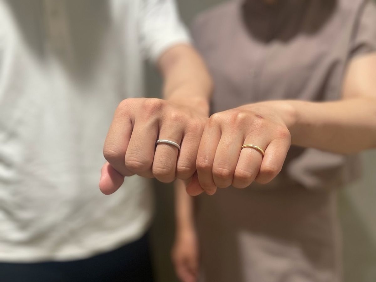 S.F様＆M.Y様【BIJOUPIKO(ビジュピコ)】【なんばパークス店】｜ 結婚指輪・婚約指輪の口コミならRingraph