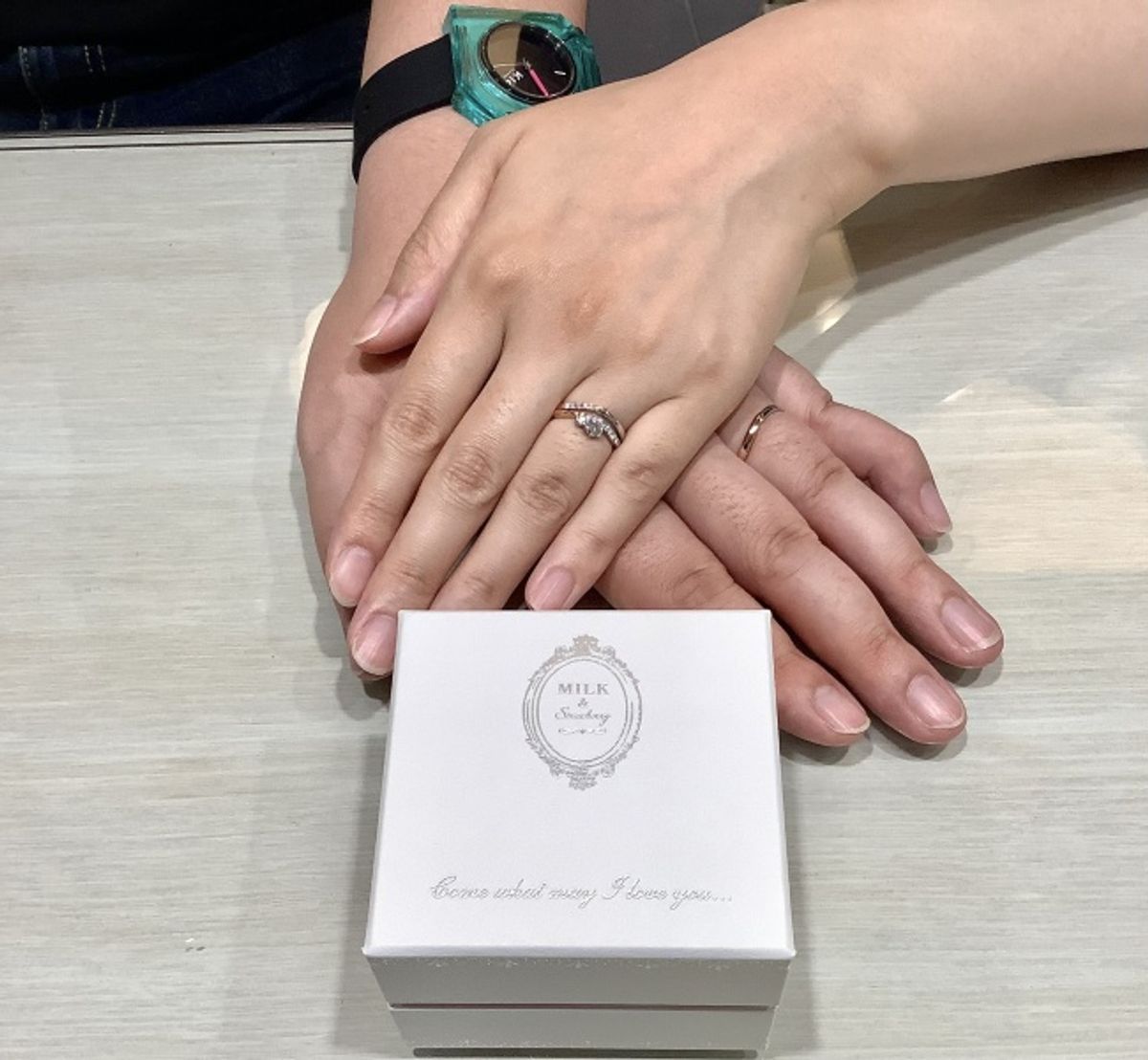 H様&S様【BIJOUPIKO(ビジュピコ)】【長崎店】お気に入りを見つける事…｜ 結婚指輪・婚約指輪の口コミならRingraph