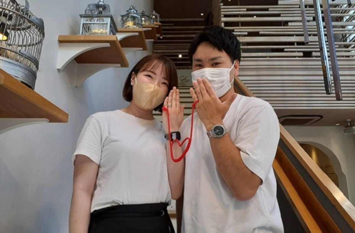 K様＆M様【BIJOUPIKO(ビジュピコ)】【福岡店】一生に一度のリングを選ぶこ…｜ 結婚指輪・婚約指輪の口コミならRingraph